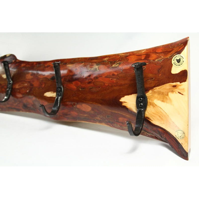 Coat Rack - Living Edge Tasmanian Timber