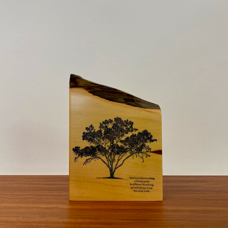Tree Plaques - Living Edge Tasmanian Timber